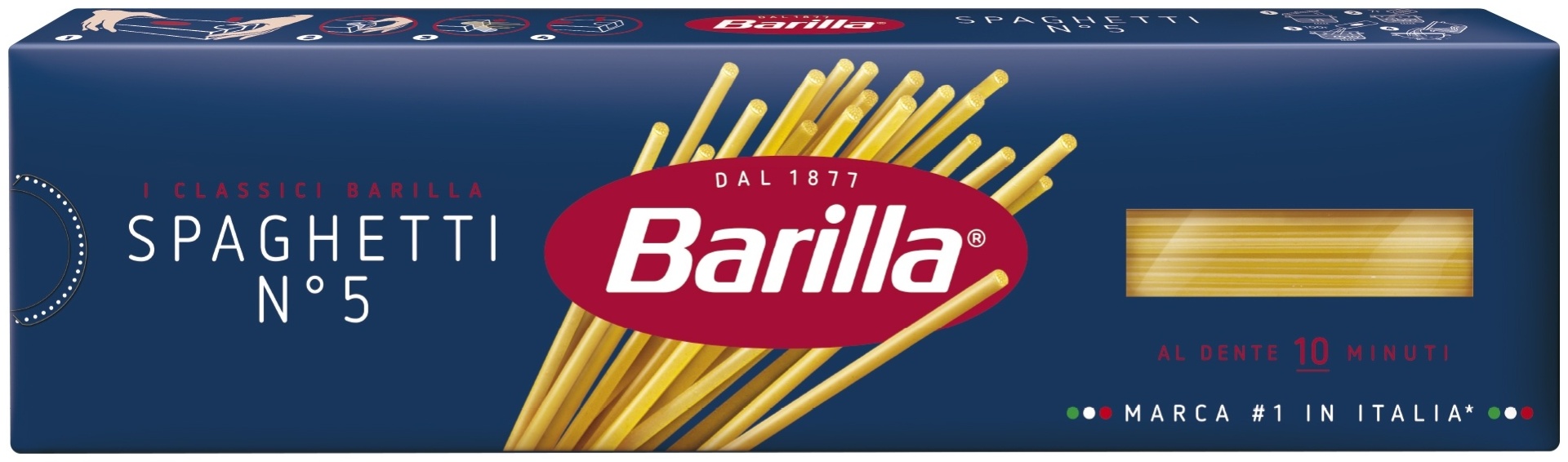 Купить Barilla Spaghetti № 5 450 г в кредит в Алматы – Kaspi Магазин