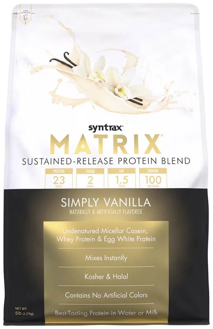 Купить Протеин SynTrax Matrix 5.0 Ваниль 2270 г в кредит в Алматы ...