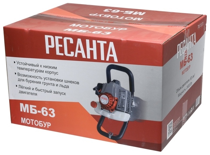 Купить Мотобур Ресанта МБ-63 в кредит в Алматы – Kaspi Магазин