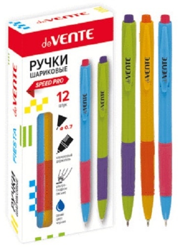 Купить Ручка шариковая deVENTE 4627149620881 1 шт, 0.7 мм, цвет чернил ...