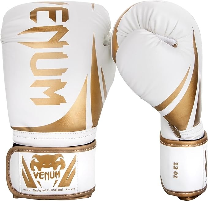 Купить Боксерские перчатки Venum Venum-0661-226 10 oz белый, золотистый ...