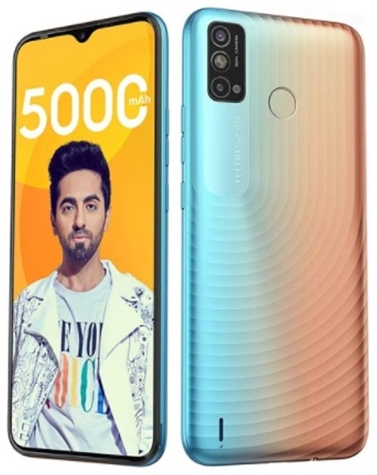Купить Смартфон Tecno Spark 6 Go 2021 2 32 оранжевый в Алматы Магазин