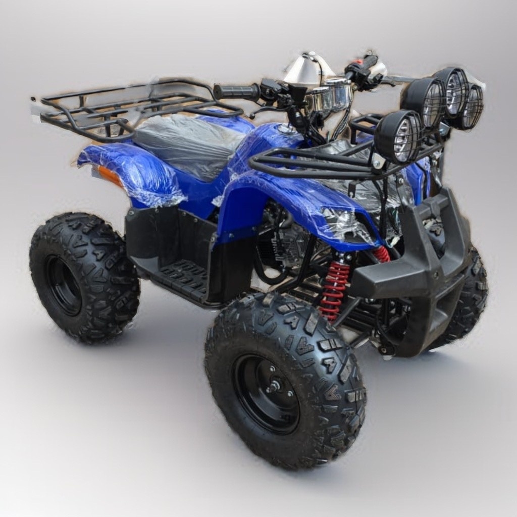 Купить Квадроцикл ATV-125 детский 125 синий, черный в Алматы – Магазин на Kaspi.kz