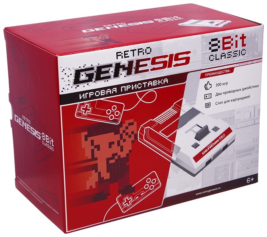Купить Игровая приставка Retro Genesis 8 Bit Classic + 300 игр C-56 в ...