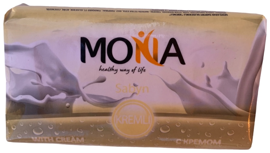 Купить Кусковое мыло туалетное Mona with cream 150 г в Алматы – Магазин ...