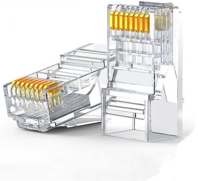 Купить Коннектор Rj45 8Р8С 5е Utp 20 шт в Алматы Магазин на Kaspi Kz