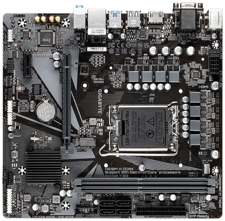 Купить Материнская плата GIGABYTE H610M H DDR4 в Алматы – Магазин на ...