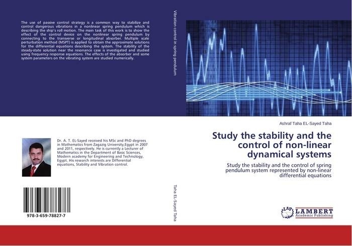Купить Книга Ashraf Taha EL-Sayed Taha: Study the stability and the control of non-linear ...