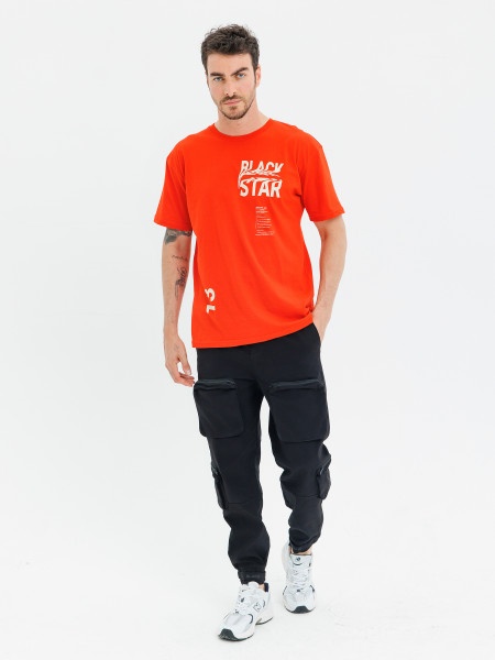 Купить Футболка Black Star Wear BS Deform Verb красный L в Алматы ...