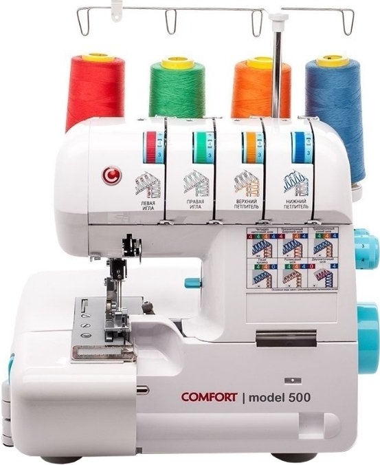 Купить Оверлок Comfort 500 белый в кредит в Алматы – Kaspi Магазин