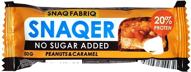 Купить Snaq Fabriq Snaqer Арахис и карамель 50 г в кредит в Алматы ...