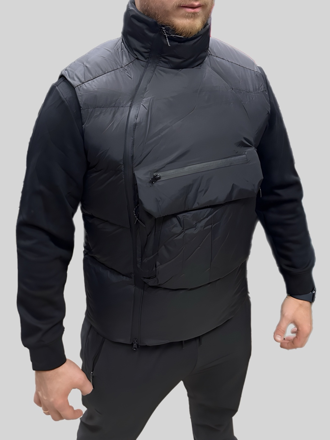 Купить Жилет Run 7500 черный L в Алматы – Магазин на Kaspi.kz