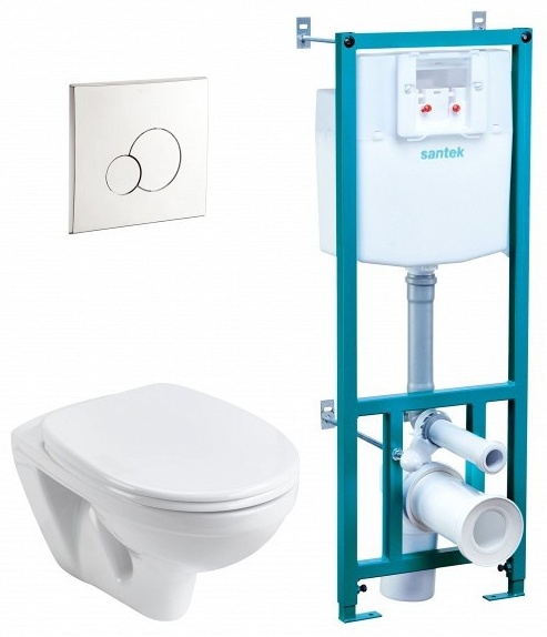Купить Santek унитаз ПЭК Бореаль 00050182, керамика в Алматы – Магазин ...