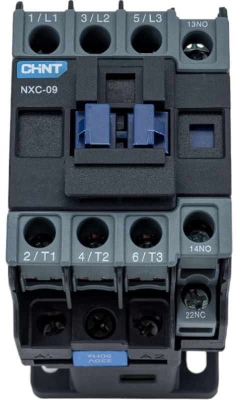 Купить Chint силовой контактор 9a Контактор Nxc 09 9А кат 220В Ac 1НО