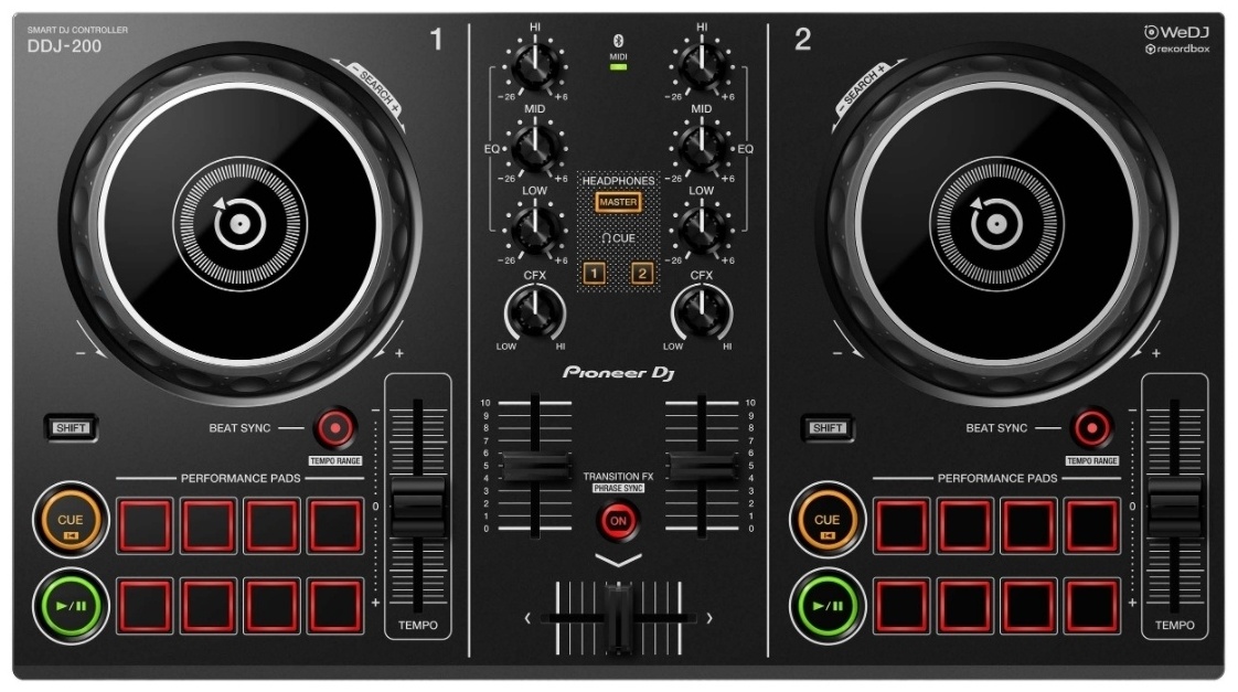 Купить DJ контроллер Pioneer DJ DDJ-200 в Алматы – Магазин на Kaspi.kz
