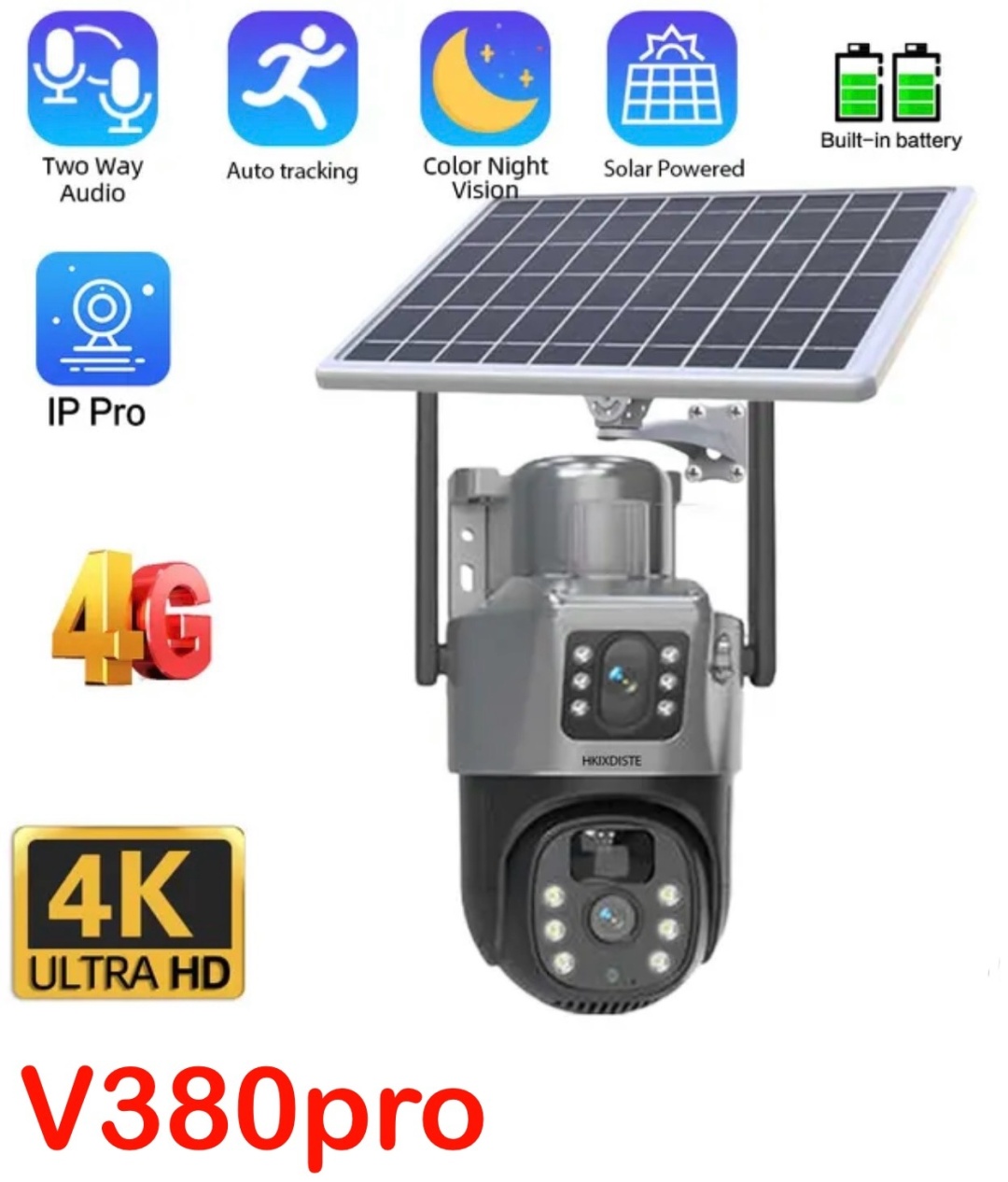 Купить LIDERMAX камера видеонаблюдения T-4 V380pro, 8 Мпикс расширение 2052х1536 в Алматы ...