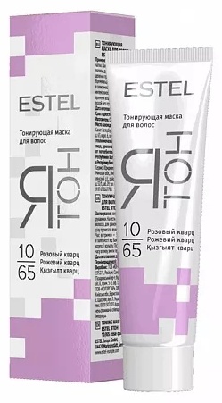 Купить ESTEL PROFESSIONAL маска оттеночная 10/65 Розовый кварц 60 мл в Алматы – Магазин на Kaspi.kz