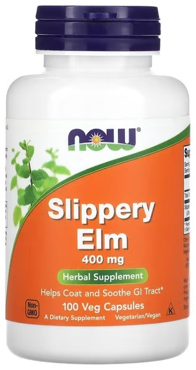 Купить NOW Slippery Elm 400 мг капсулы 100 шт в Алматы – Магазин на ...