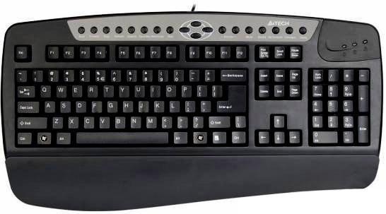 Купить Клавиатура A4Tech KBS-8 PS2 черный в Алматы – Магазин на Kaspi.kz