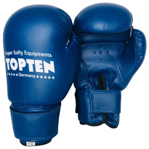 Купить Боксерские перчатки TOP TENWBG-262-BB детские 6 oz синие в ...