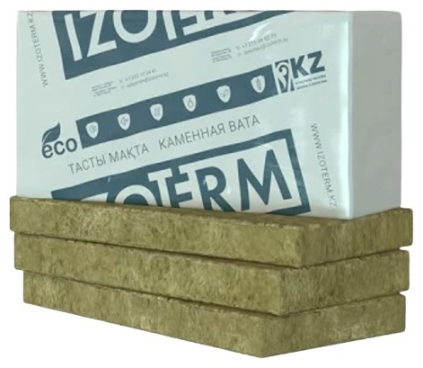 Купить Минеральный утеплитель IZOTERM каменная вата П75М70 1000x600x50 ...