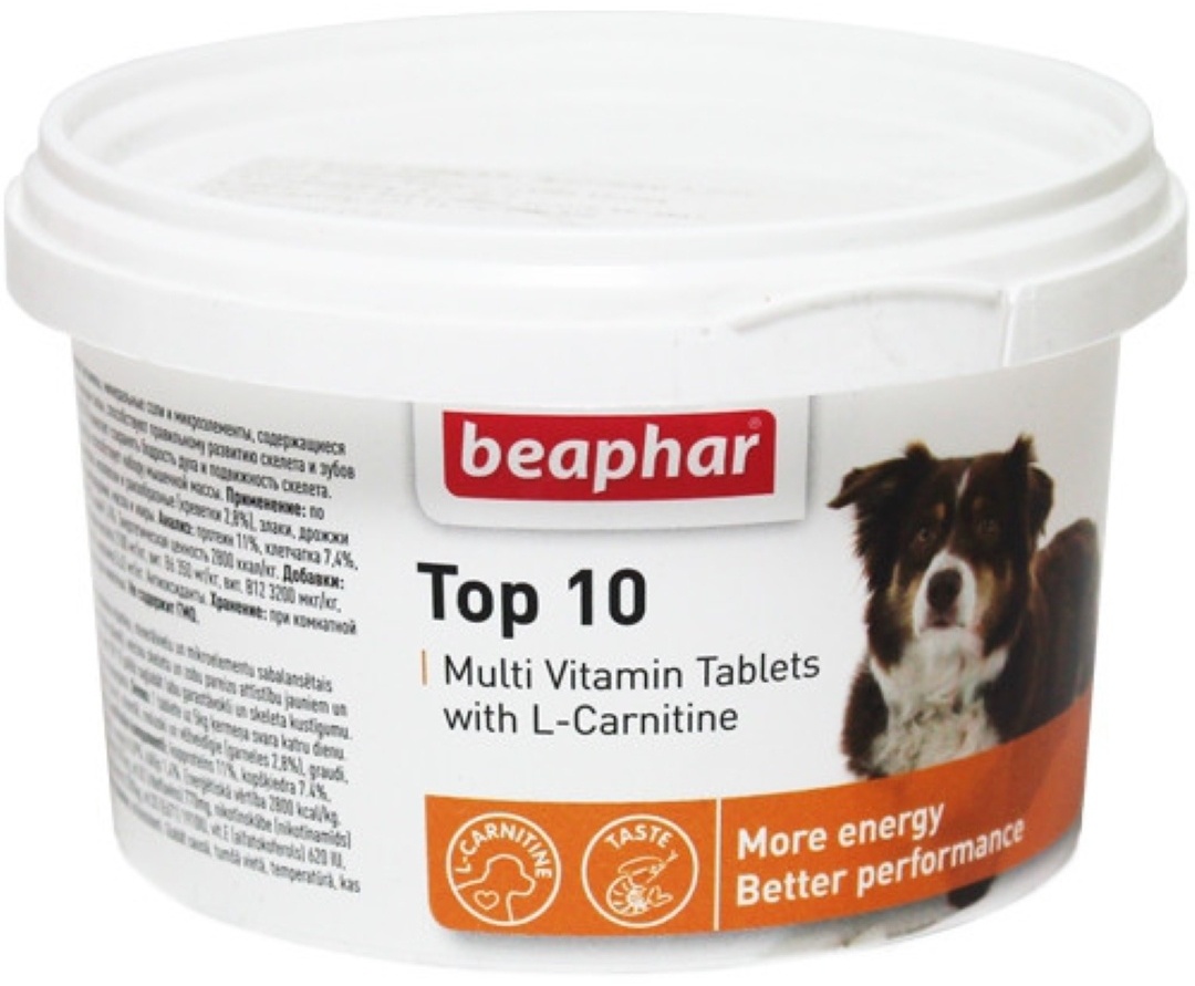 Купить Beaphar витамины Top 10 750 таблеток в Алматы – Магазин на Kaspi.kz
