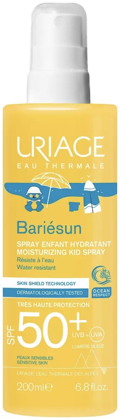 Купить URIAGE Bariesun SPF50+ спрей солнцезащитный для тела 200 мл в ...