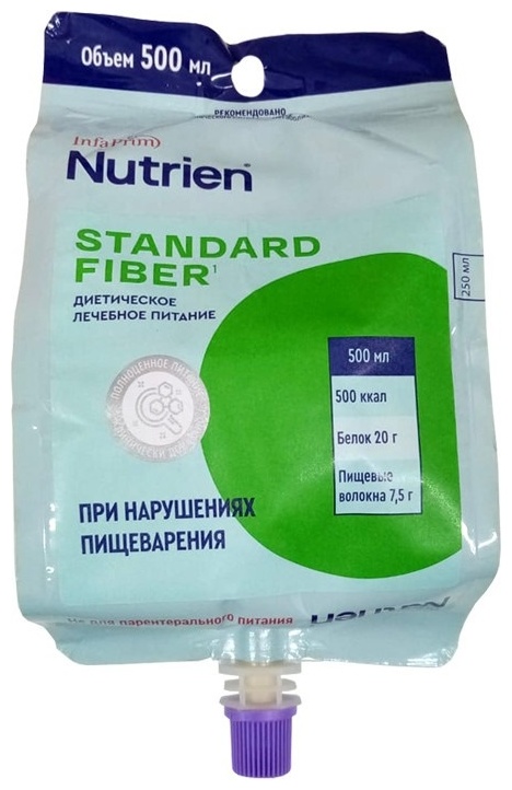 Купить Nutrien смесь для энтерального питания Nutrien с пищевыми волокнами 500 мл в Алматы ...