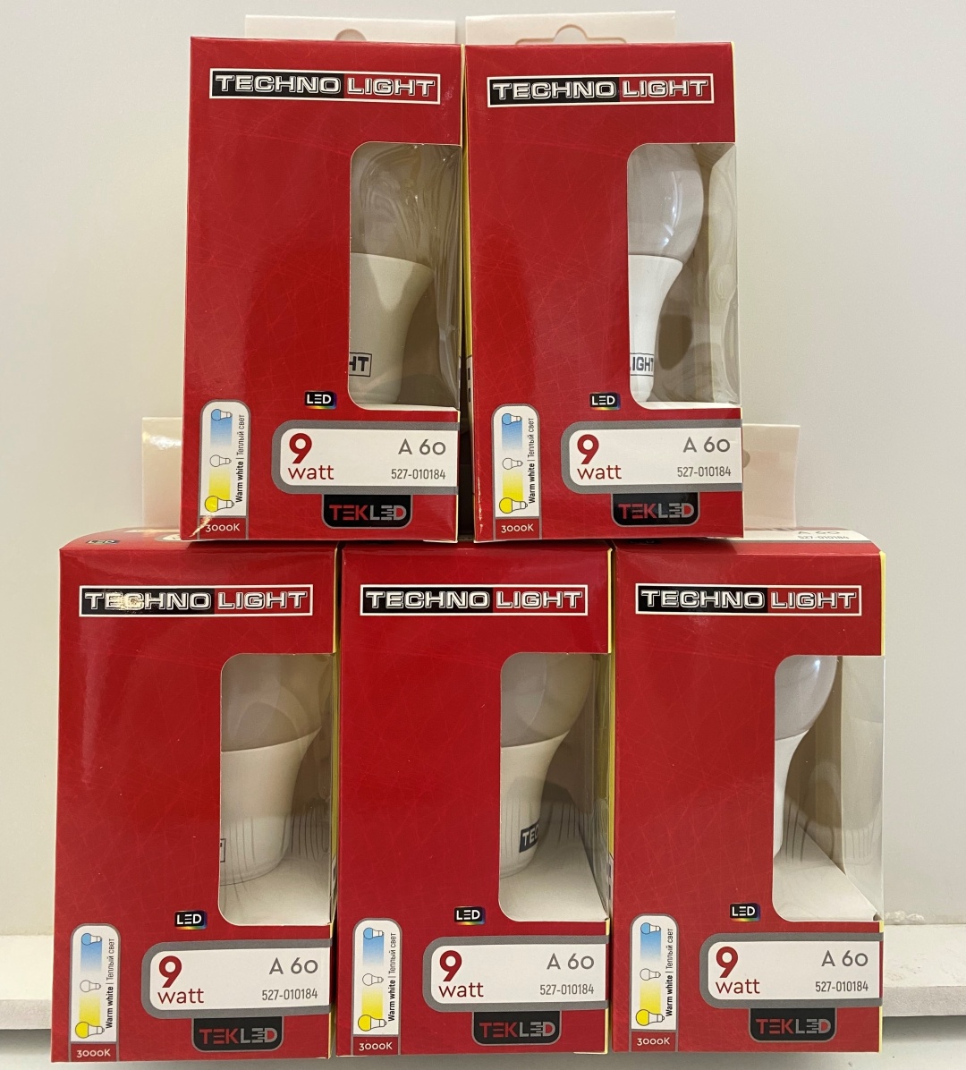 Купить Лампочка Technolight LED A60 9W 810LM E27 3000K 5 шт в Алматы – Магазин на Kaspi.kz