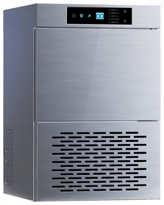 Купить Льдогенератор Настольный OSION ICE MACHINE ZB-40 серебристый в ...