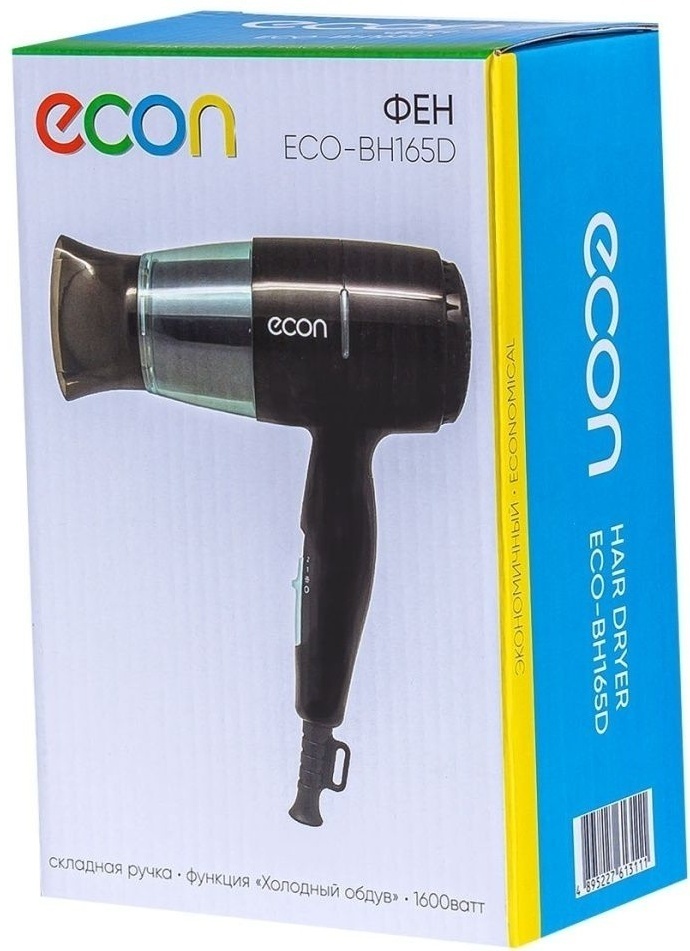 Купить Econ ECO-BH165D фен 1600 W в кредит в Алматы – Kaspi Магазин