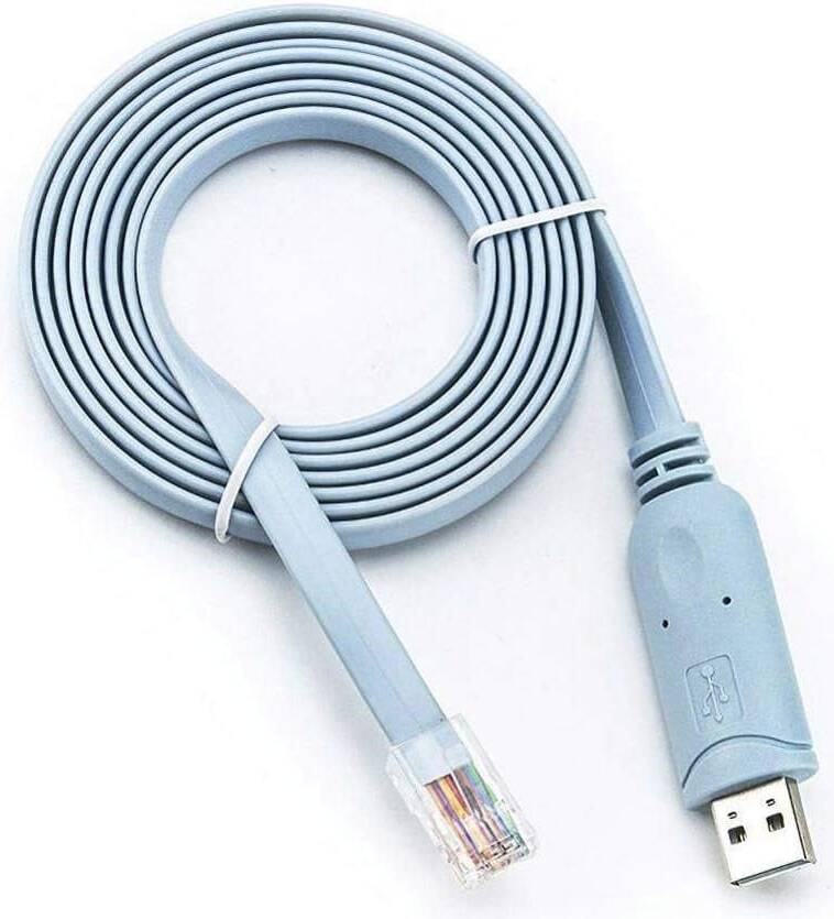 Купить Кабель Cisco USB 2.0 A - RJ-45 1.8 м CAB-CONSOLE-USB-RJ45 в ...