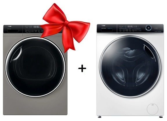 Купить Стиральная машина Haier HW100-BP14986E + сушильная машина Haier ...