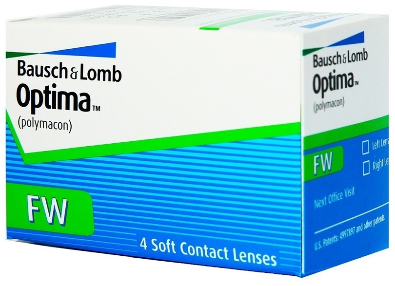 Купить Контактные линзы Baush&Lomb Optima FW -4.75 кривизна 8.7 на три ...