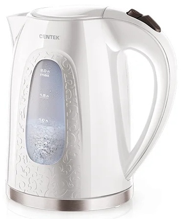 Купить Электрочайник CENTEK CT-0041 белый в Алматы – Магазин на Kaspi.kz