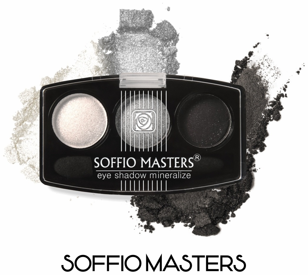Купить ART SOFFIO тени прессованные MASTERS 1 Classic Trio классическое ...