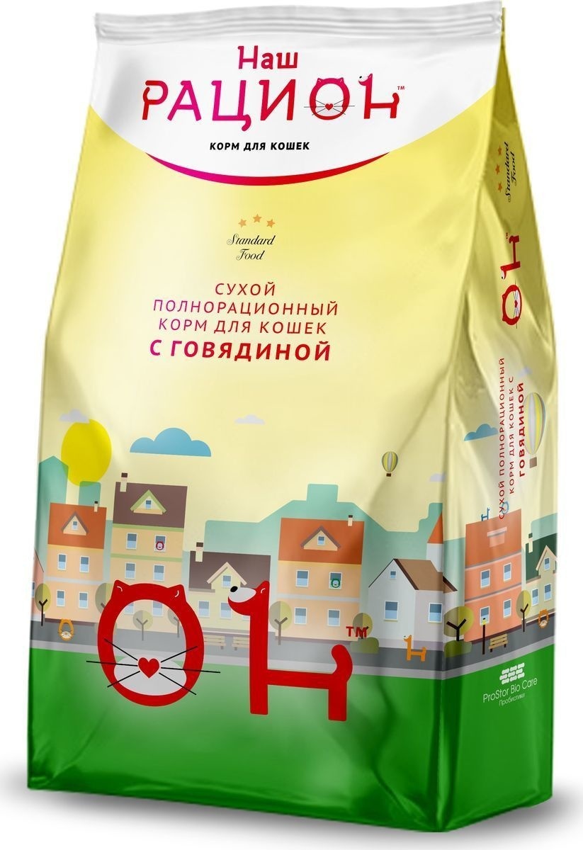 Купить Корм Наш Рацион с говядиной говядина 10 кг в Алматы – Магазин на ...