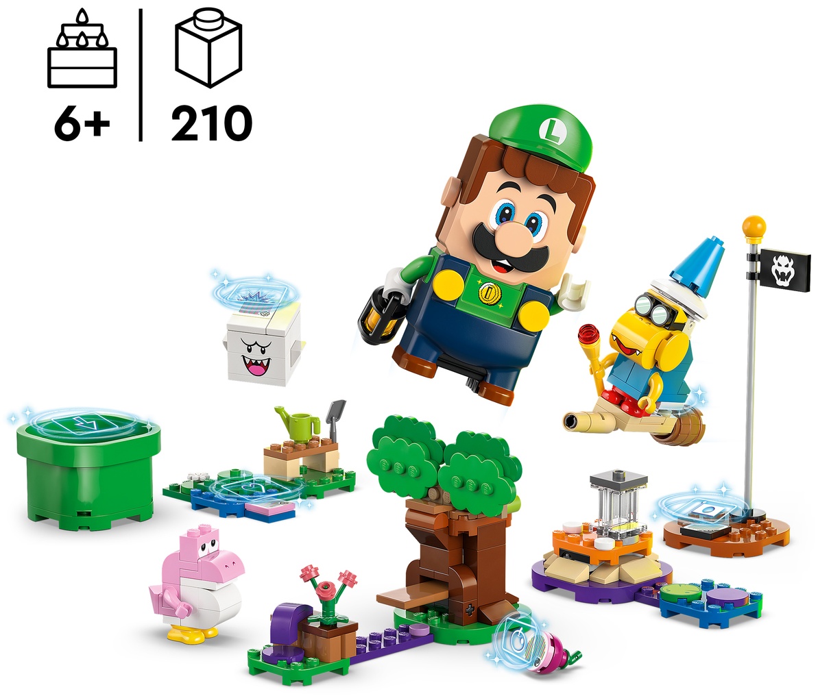 Купить LEGO Приключения с Луиджи Super Mario 71440, деталей 210 шт в Алматы – Магазин на Kaspi.kz