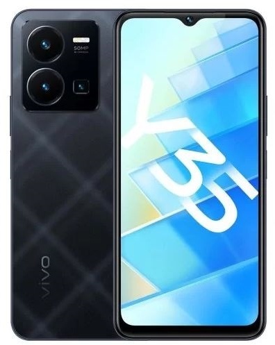 Купить Смартфон Vivo Y35 4 ГБ/64 ГБ черный в Алматы – Магазин на Kaspi.kz