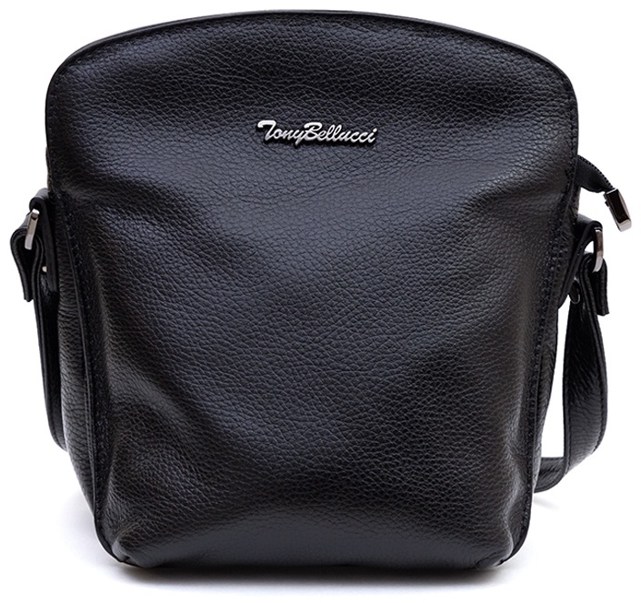 Купить Сумка кросс-боди Tony Bellucci 057-1 натуральная кожа черный в Алматы – Магазин на Kaspi.kz