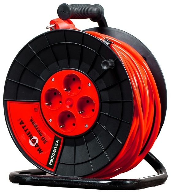 Купить Удлинитель на катушке Magnetta PEC50-3X1.5-A, 50 м в Алматы ...