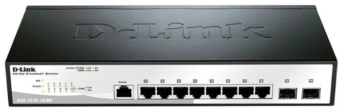Купить D-Link DGS-1210-10/ME/A1A черный в кредит в Алматы – Kaspi Магазин