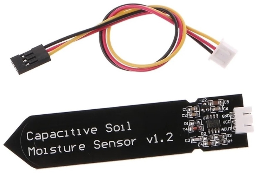 Купить Датчик влажности почвы Arduino Capacitive soil moisture sensor ...