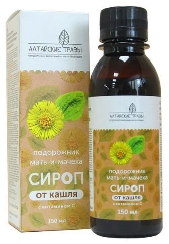Купить Алтайские травы Подорожник и мать-и-мачеха сироп 150 мл в Алматы ...