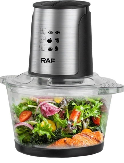 Купить Кухонный измельчитель RAF R.7018 серый в Алматы – Магазин на Kaspi.kz
