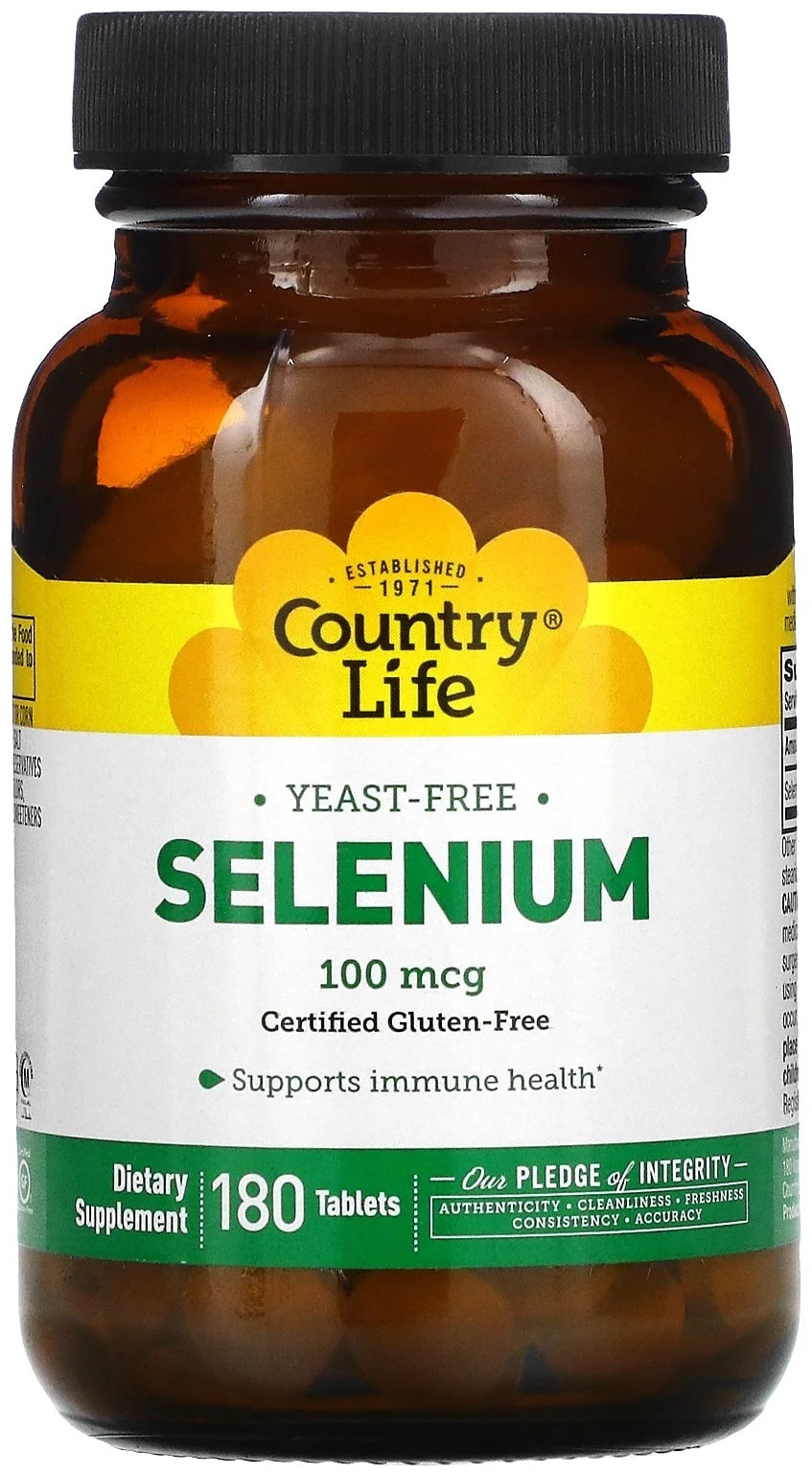 Купить Country Life iHerb БАД Selenium 100 мкг 180 таблеток в Алматы ...