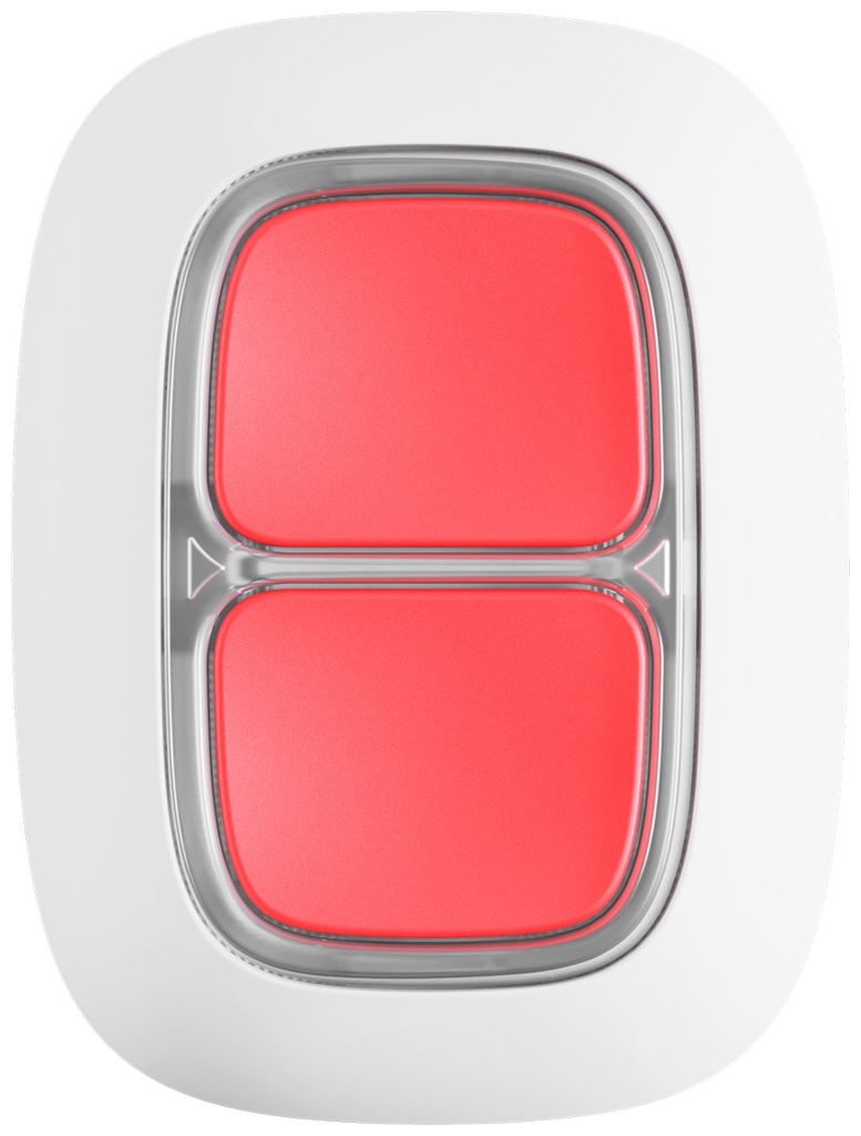 Купить Беспроводная экстренная кнопка DoubleButton (белый) Ajax в ...
