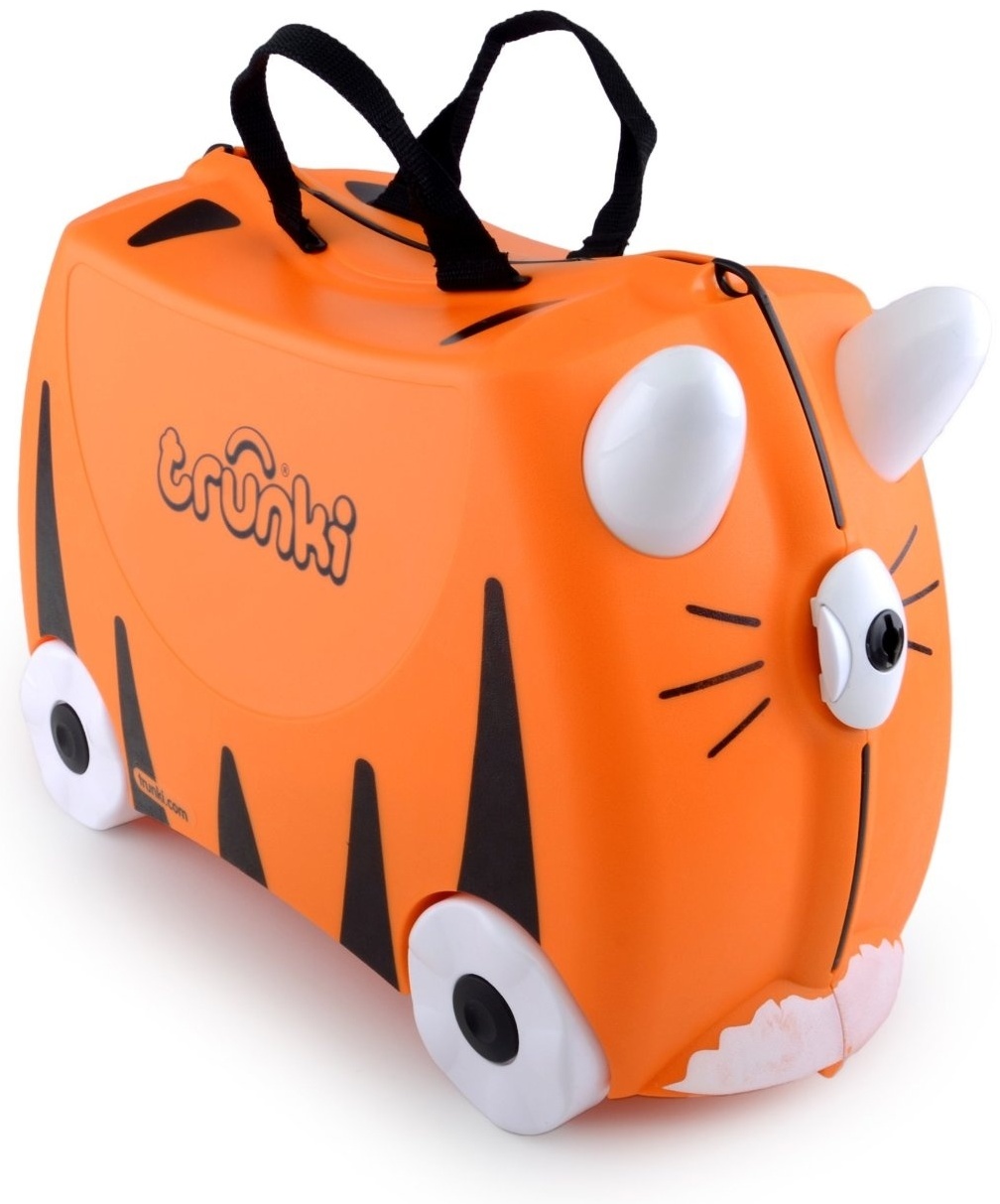 Купить Чемодан Trunki 0085-WL01-P1 пластик, текстиль 18 л оранжевый в ...