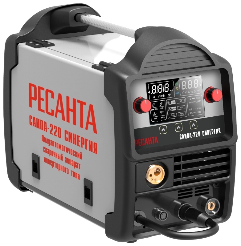 Купить Ресанта сварочный инвертор САИПА-220 СИНЕРГИЯ 65/75 (TIG, MIG ...