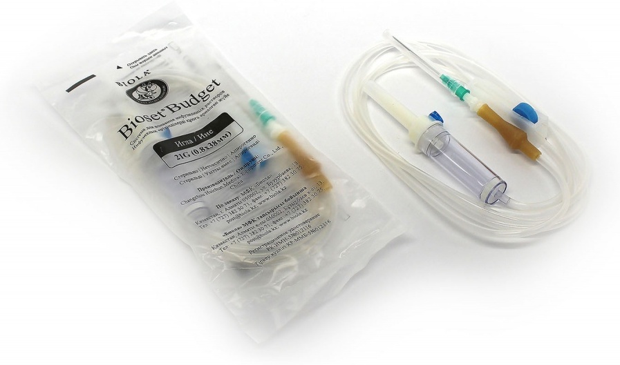 Купить Система 23G Bioflyject® для вливания в малые вены с иглой ...